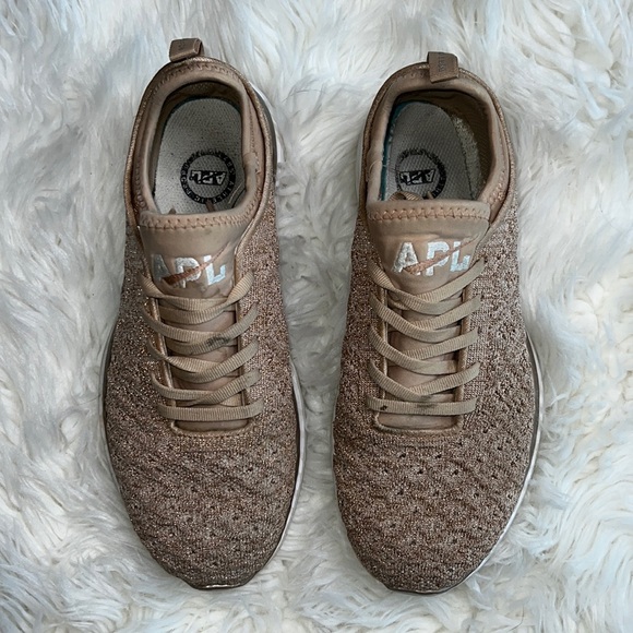 APL | Shoes | Apl Propelium Techloom Phantom Almond Champagne | Poshmark